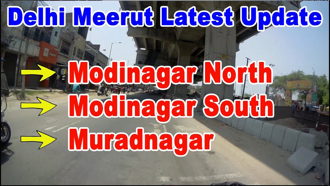 Modinagar & Muradnagar RRTS Station Latest Update | Delhi Meerut Rapid ...