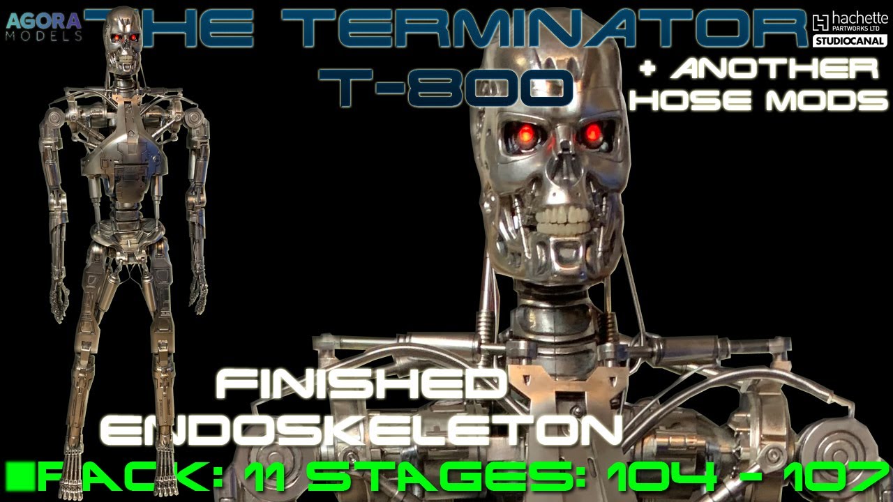 Dokončení Endoskeletu Big Scale Model Terminator T-800, Agora Models ...