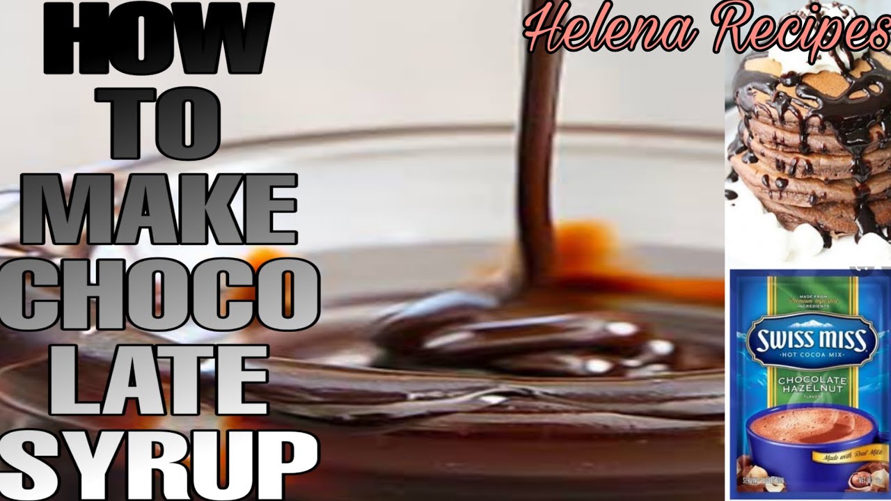 HOW TO MAKE JOLIBEE chocolate syrup using Swissmiss hazelnut - YouTube