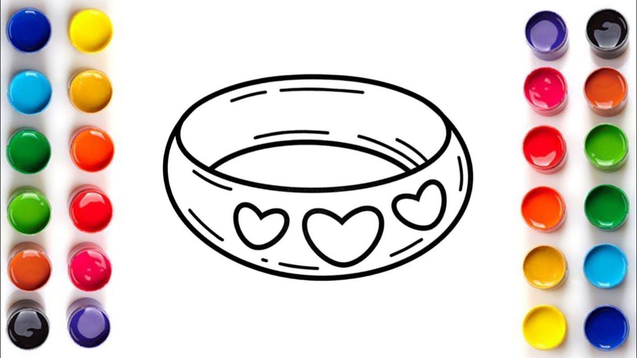 Bangles: Step by Step | Painting | Colouring for kids 🎨🖌️ - YouTube