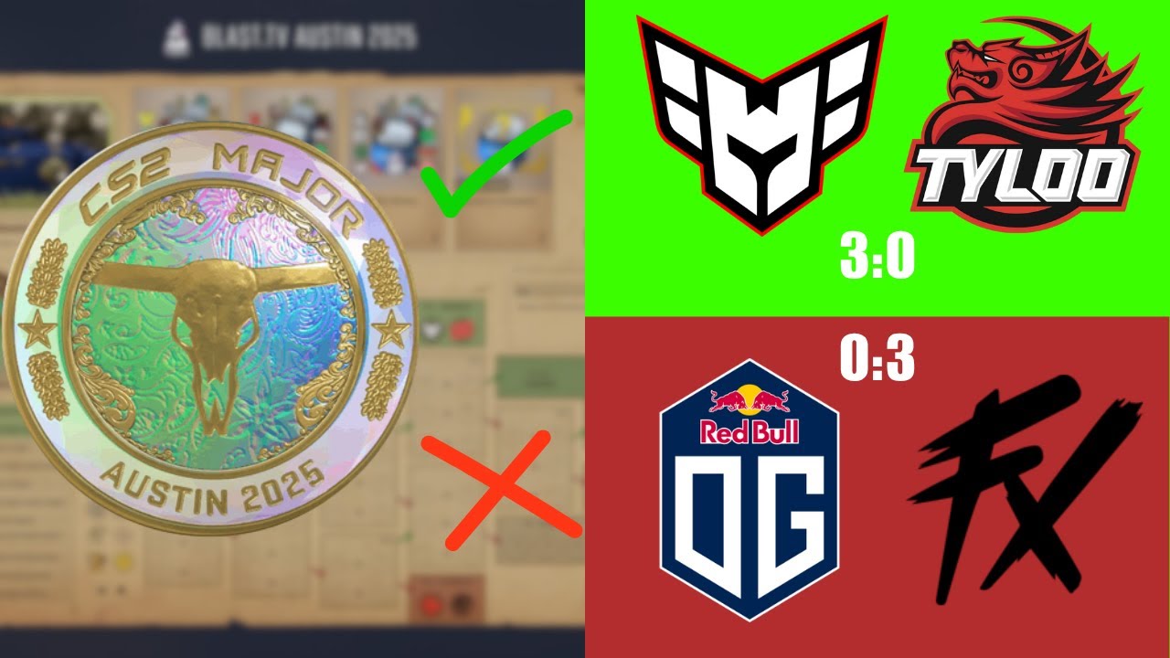 BLAST Austin Major PICKEMS : Stage 1 - YouTube