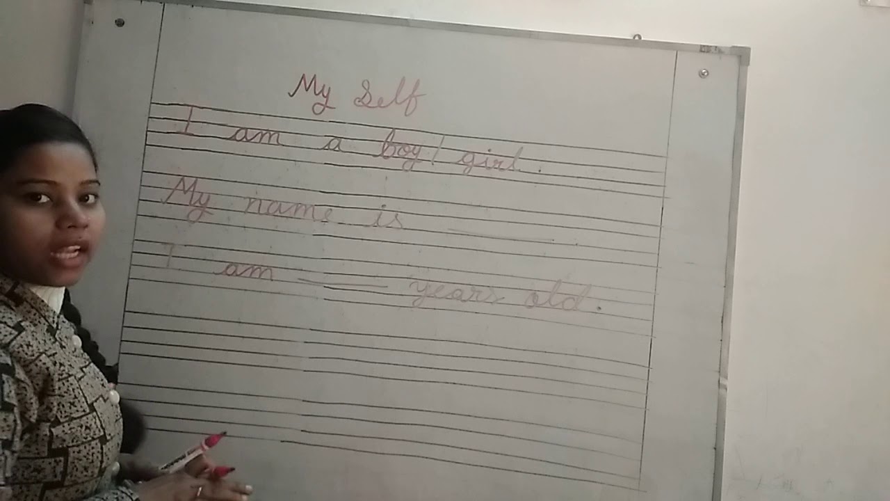 UKG Class | English | My Self - YouTube