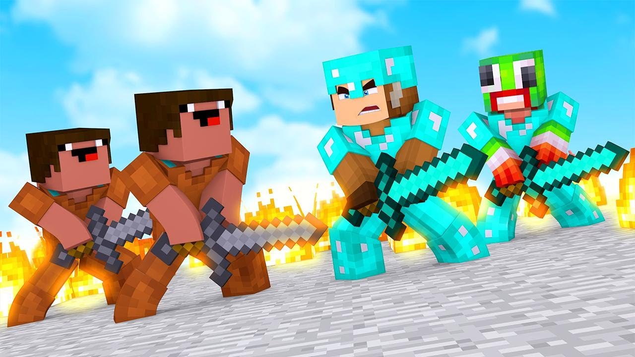 PROS VS ULTIMATE NOOBS IN MINECRAFT! - YouTube