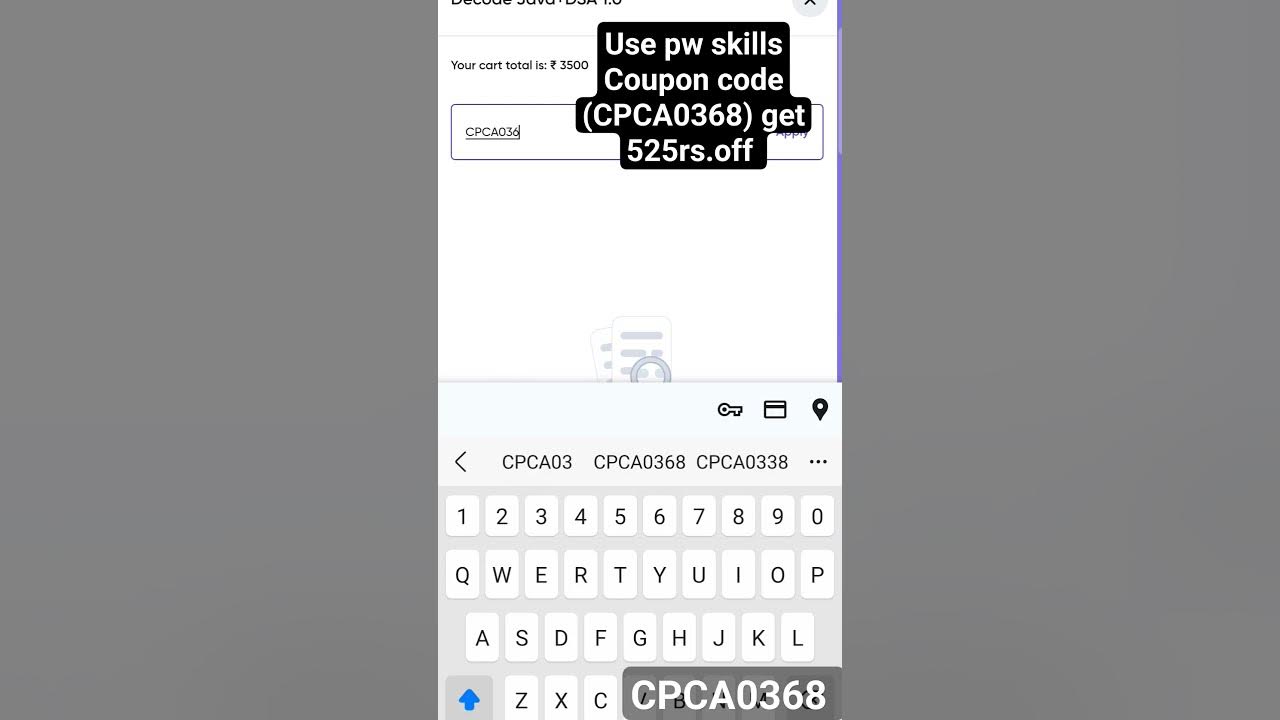 Physics Wallah Decode Java Dsa Pw Skills Coupon Code Use Cpca0368 Pwphysicswallah