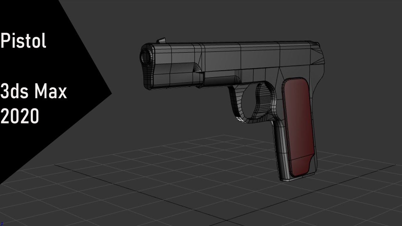 Modeling Pistol - 3ds max tutorial part - 2 - YouTube