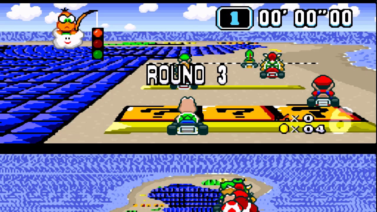 Mario Kart 64 tracks on Super Mario Kart (Super Mario Kart 64) - YouTube