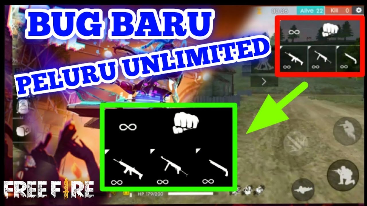 BUG FREE FIRE PELURU UNLIMITED | BUG BARU GARENA FREE FIRE | kalian ...