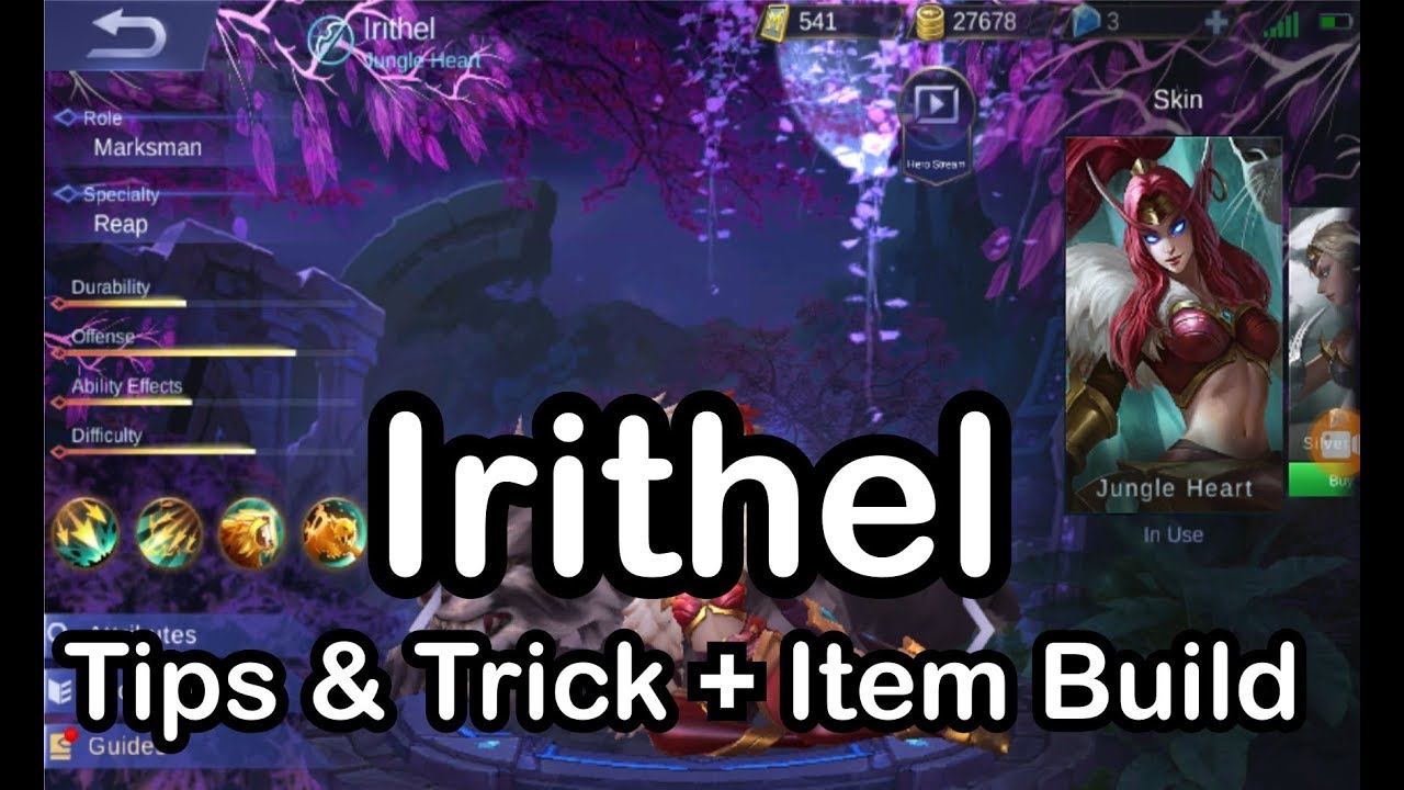 Mobile Legends - Irithel Tips & Trick + Item Build - YouTube