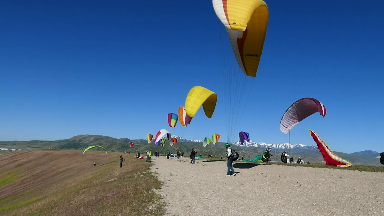 Point of the Mountain Paragliding - Utah - YouTube