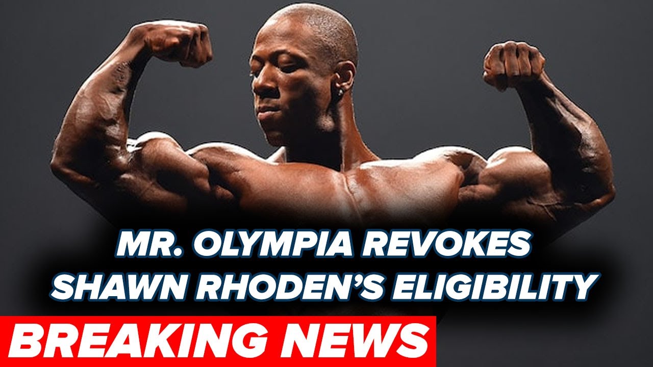 Shawn Rhoden OUT of 2019 Olympia! - YouTube