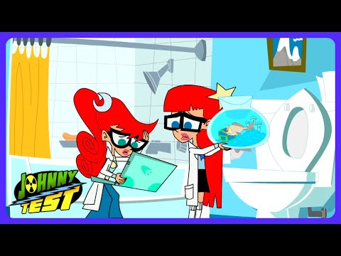 Johnny Test - Un enfant devient un poisson ! 🐠 | Dessins Animés | WildBrain Parc à Sensations