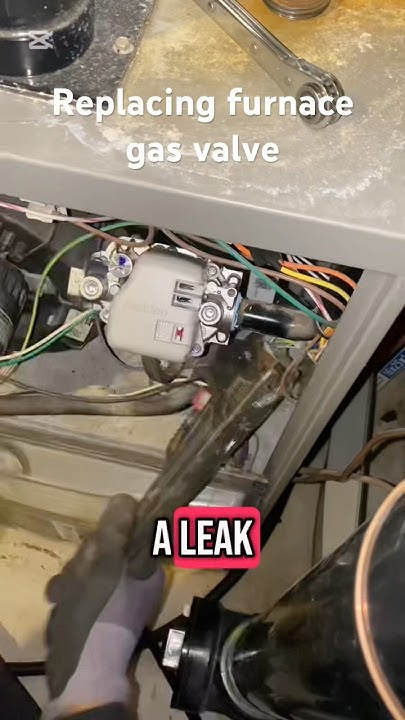 How to replace a furnace gas valve - YouTube