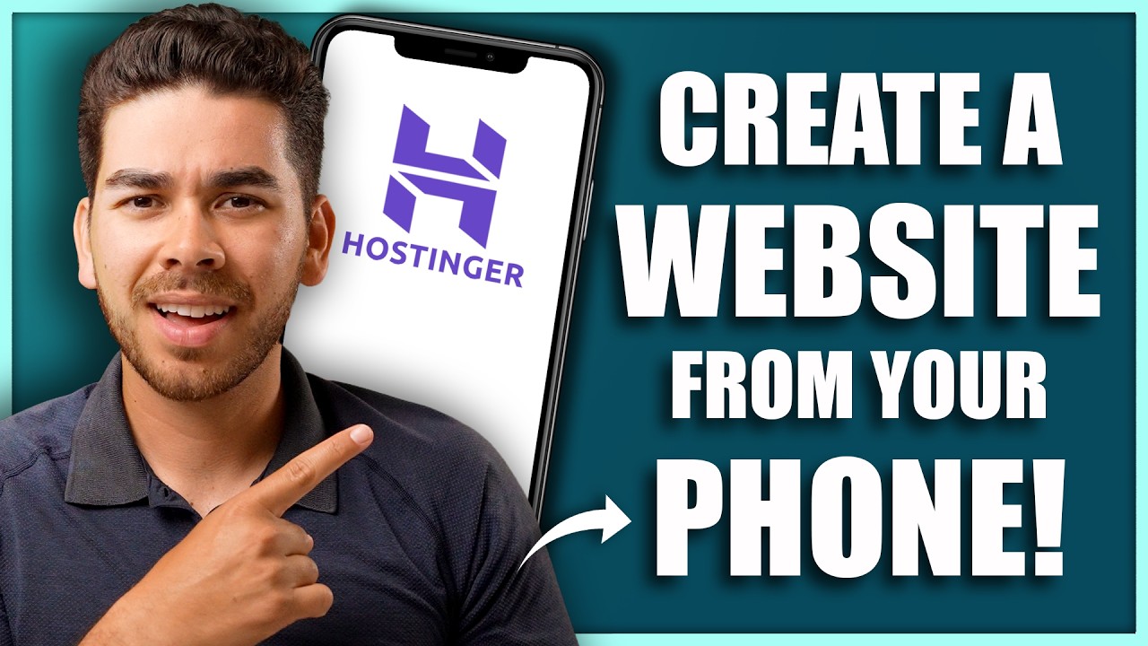 How to Create a Website on Your Phone with Hostinger AI Website Builder (No Coding & Easy ...