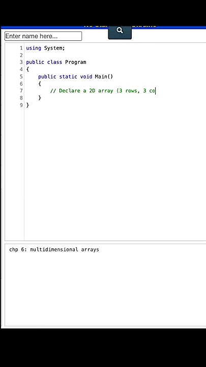 C Sharp Beg to Unity Chp 6.3 2D Arrays #code #coding #softwaredevelopment #csharp #programming ...
