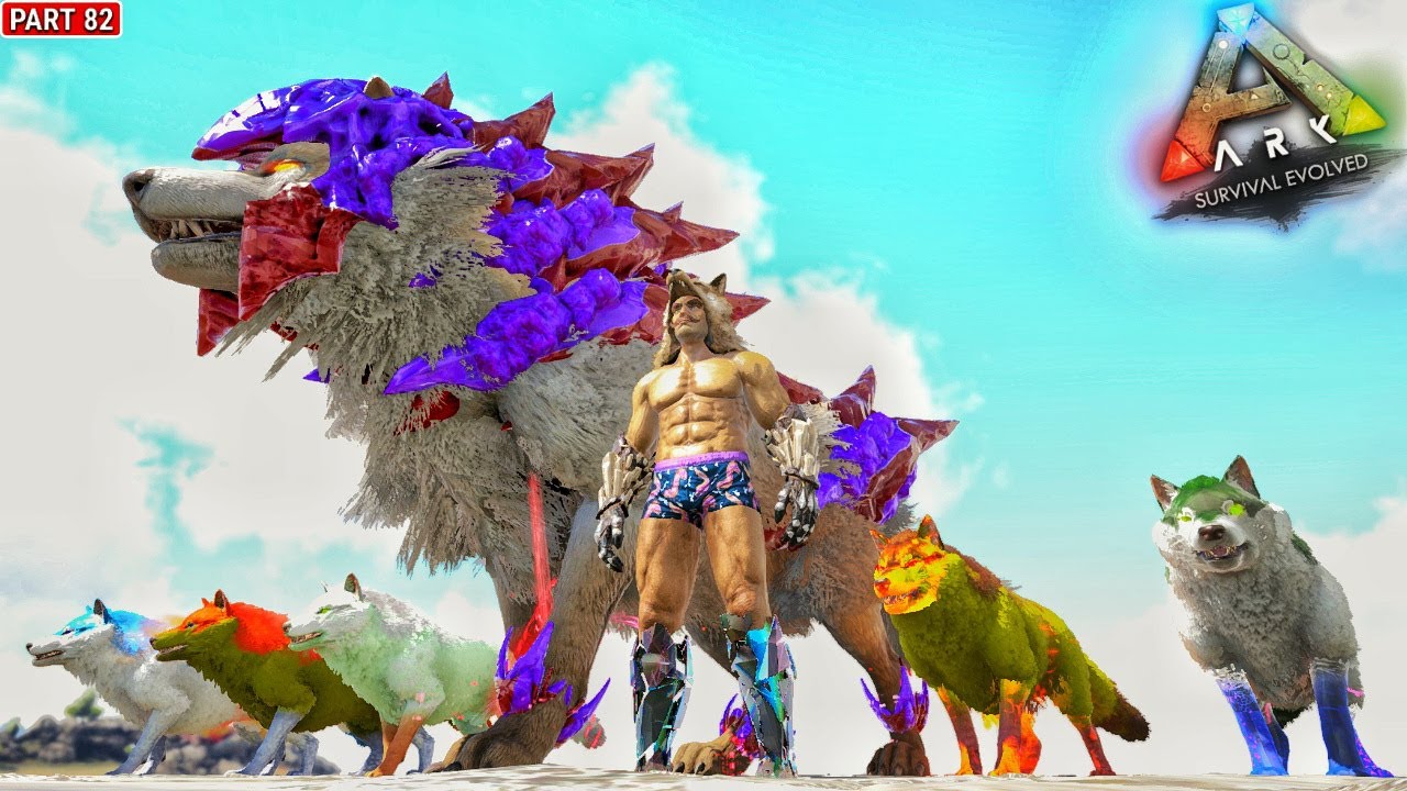 Finally I Tamed All Wolf : My Deadly Wolf Army 🔥🔥 : ARK MEGA Modded ...