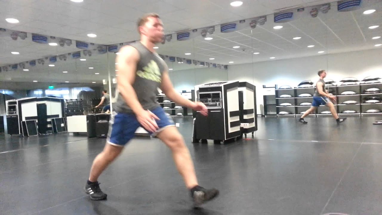 Fandari pe loc cu aplecare in fata - YouTube