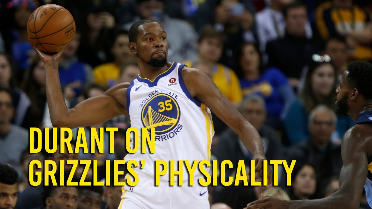 Kevin Durant on the physical defense of the Grizzlies - YouTube