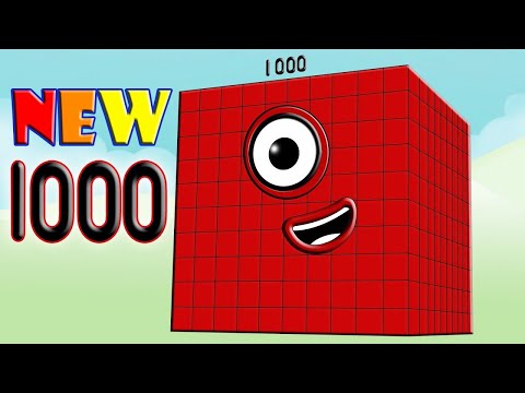 Numberblocks 1 to 1000  vey big numberblocks
