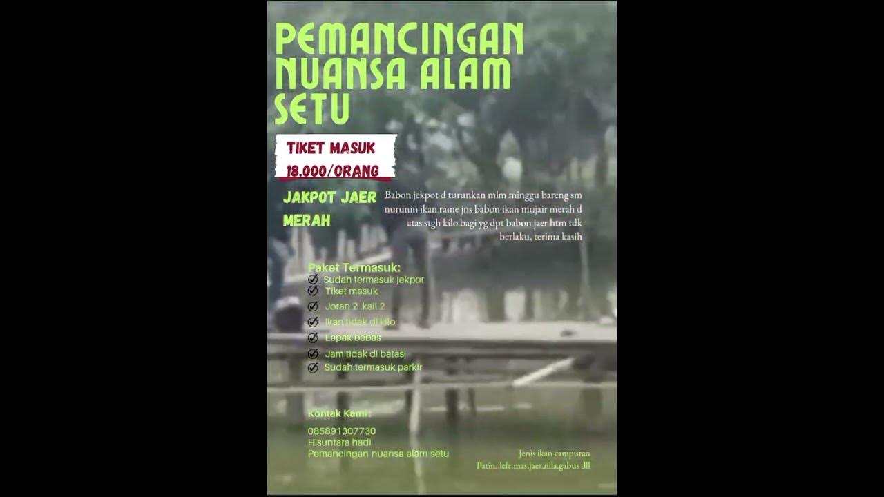 pemancingan nuansa alam setu - YouTube