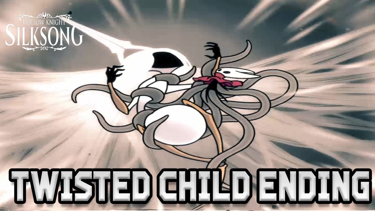Hollow Knight Silksong Reach Ending Twisted Child - YouTube