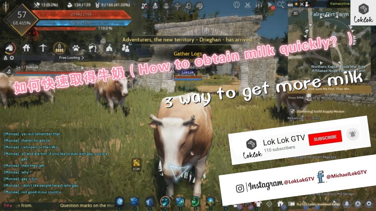 【Life Skill】The way to get more milk in Black Desert Online - YouTube