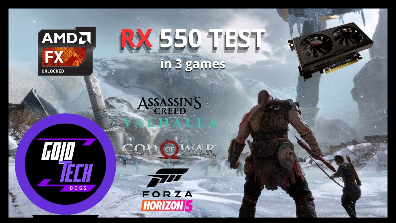 RX 550 Test in 3 Games in 2023 - YouTube