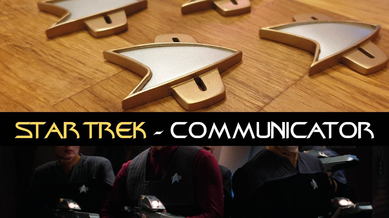 Star Trek - Communicator Prop - YouTube