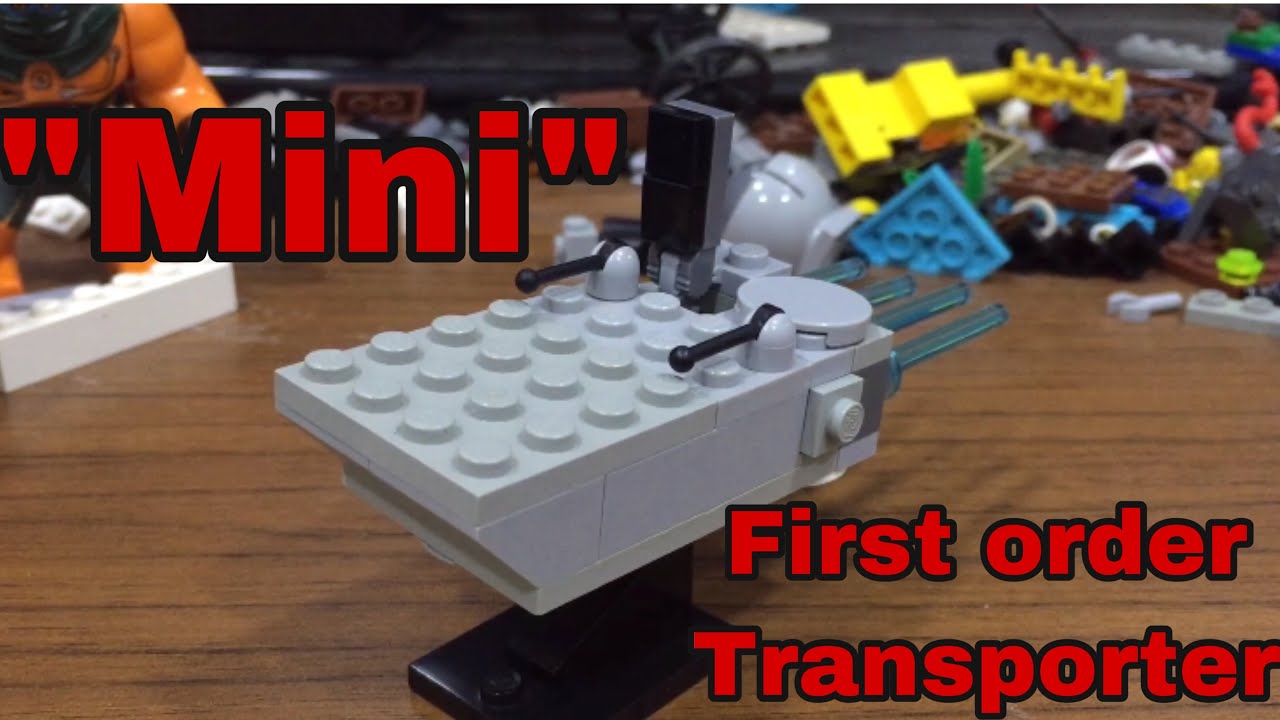LEGO Star Wars mini first order transporter tutorial - YouTube