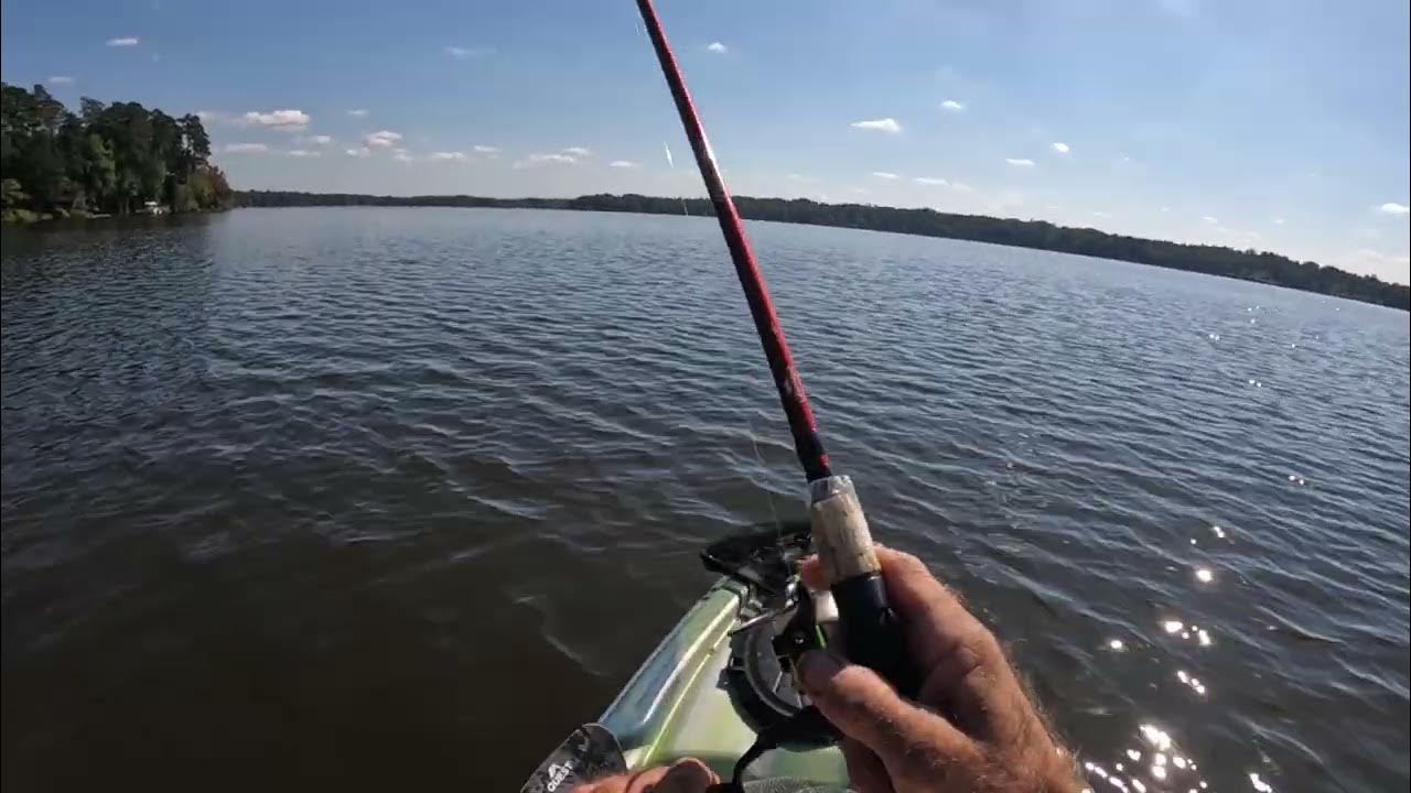 largemouth Bass @ Chesterfield Reservoir #bass fishing #va fishing # kayak fishing - YouTube
