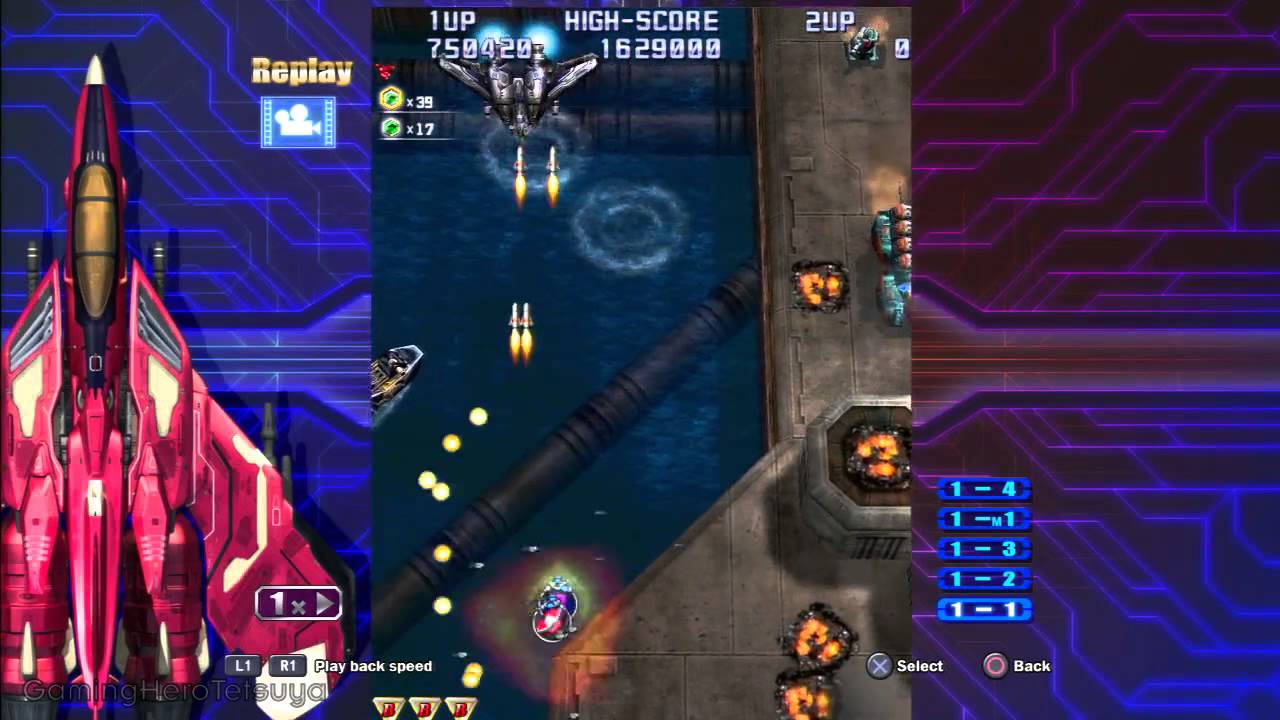 PS3 - Raiden IV: Overkill (Part 2) - YouTube