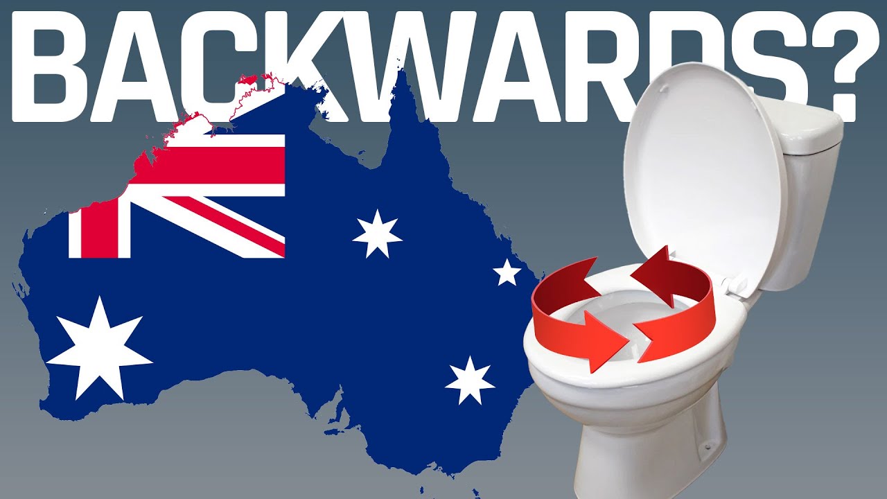 Do Australian Toilets Flush Backwards? - YouTube