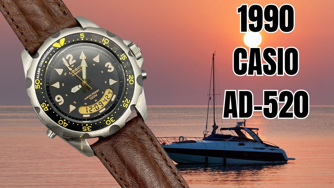 A rare casio AD-520 from 1990 - YouTube