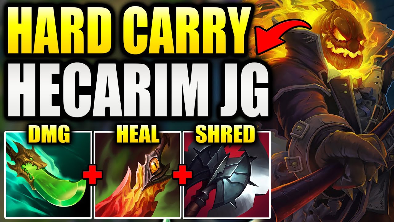 How to HARD CARRY Solo Q With HECARIM JUNGLE — Even When Early Invaded ...