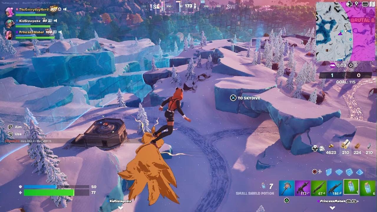 Fortnite Team Rumble - Red Panda Syd skin - YouTube