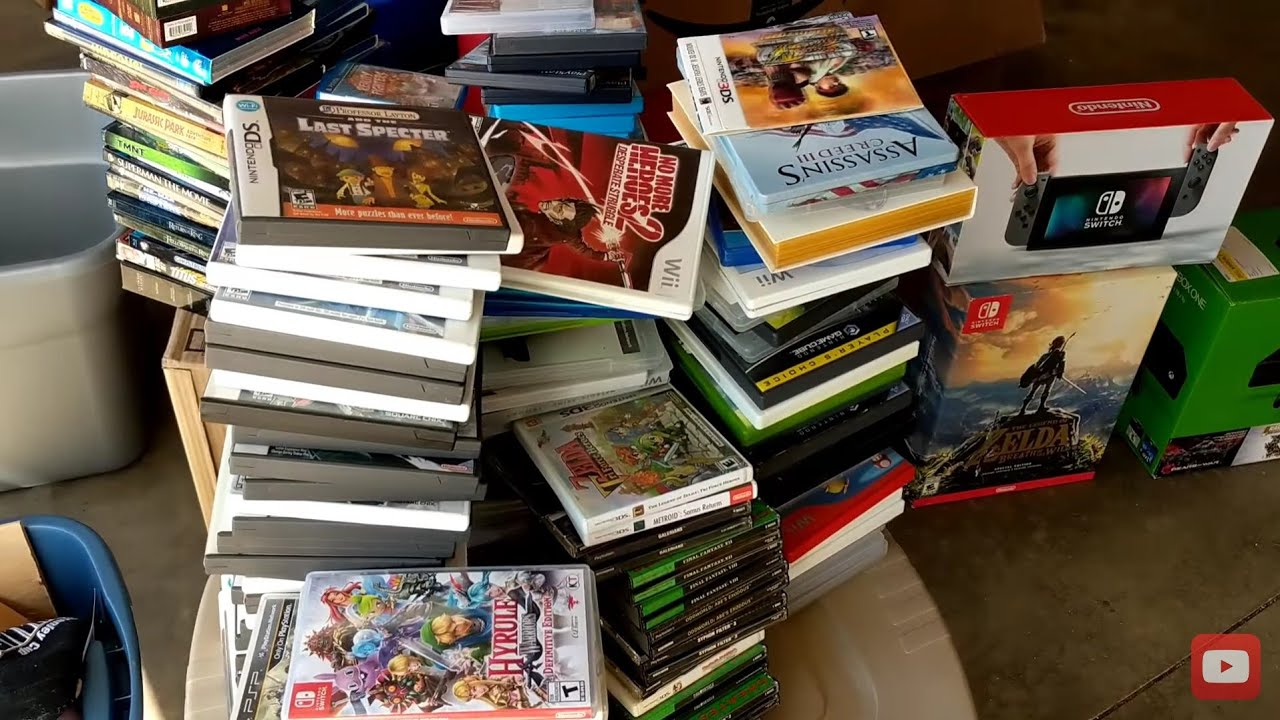 Storage Unit part 2. What a collection!! Video Game & Nerd Heaven ...