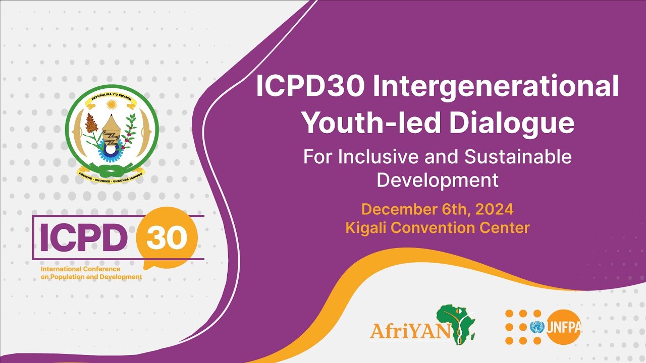 ICPD30 Intergenerational Youth-Led Dialogue - YouTube