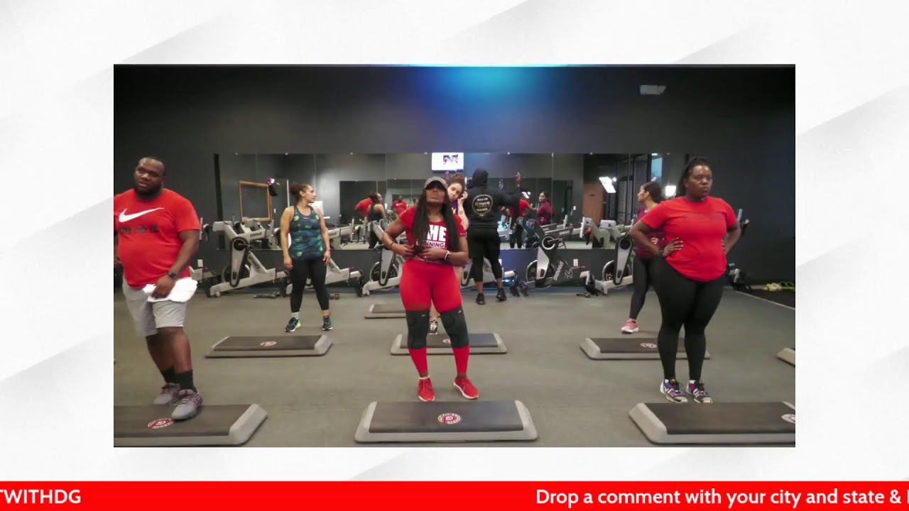 Xtreme Hip Hop Step + Upper Body with Dumbbells - YouTube