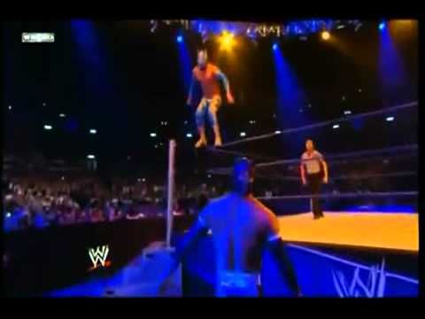 WWE SmackDown 21/10/11 Sin-Cara (Negro) VS Sin-Cara (Azul) Mask VS Mask ...