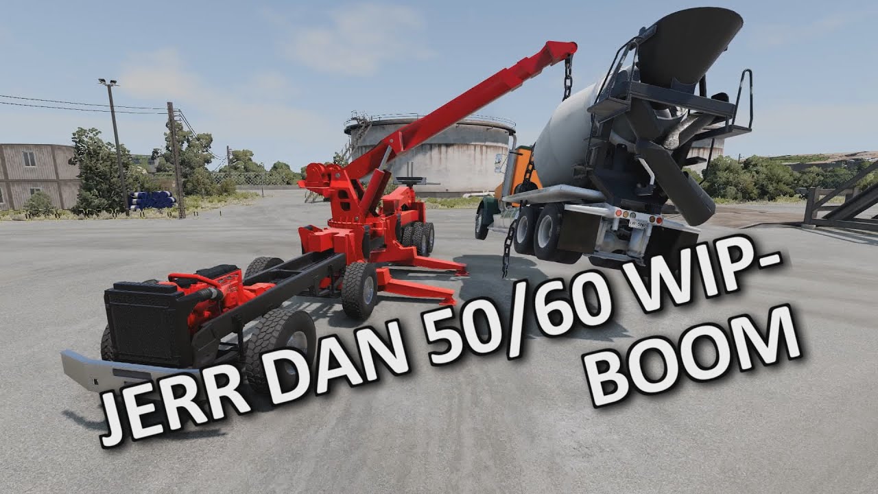 Jerr-Dan 50/60 WIP - Boom | BeamNG.drive - YouTube