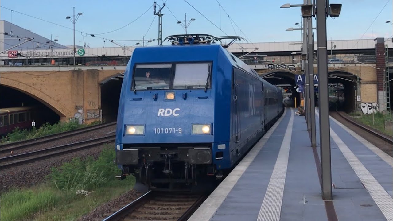 Ausfahrt RDC 101 071-9 als EN 346 ️ Stockholm Central mit Lichtgrüßen ...