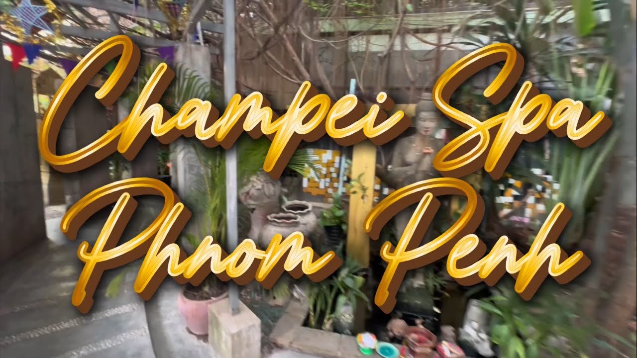 Champei Spa at BKK1, Phnom Penh, Cambodia. Relaxing garden pathway ...