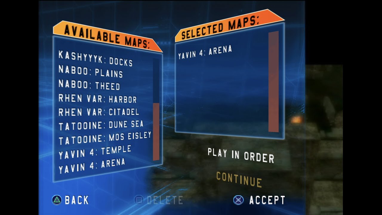 Star Wars Battlefront - Yavin 4: Arena PS2 on Mac - YouTube