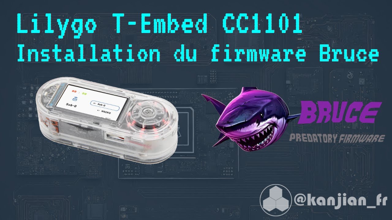Flasher en moins de 2 minutes votre Lilygo T-Embed CC1101 avec le ...