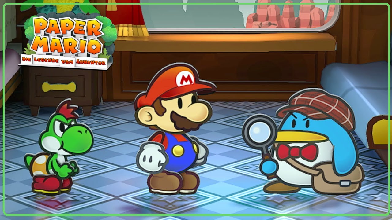 Paper Mario: Die Legende vom Äonentor (Remake) - #26 - Detektiv Mario ...