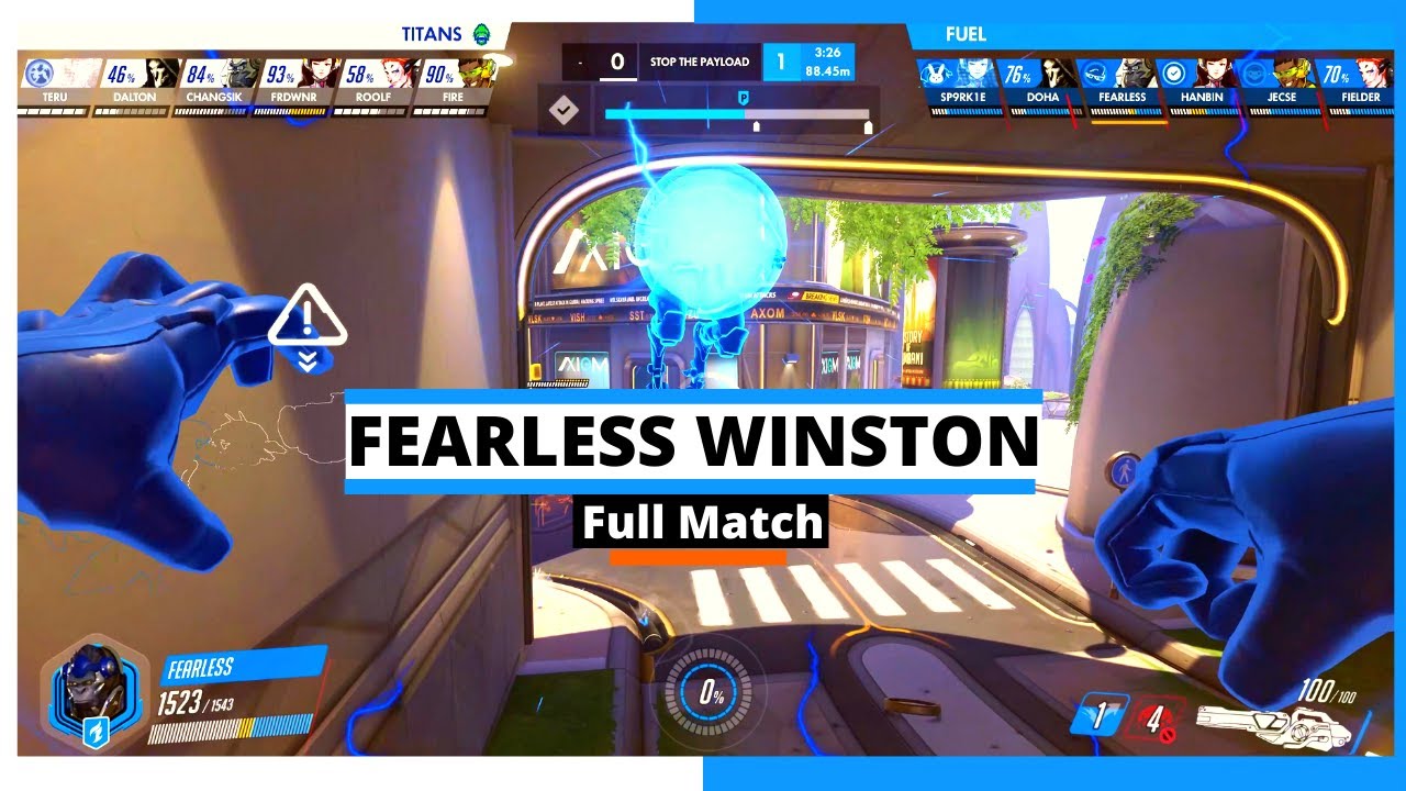 FEARLESS WINSTON POV | June Joust - Dallas Fuel vs Vancouver Titans ...