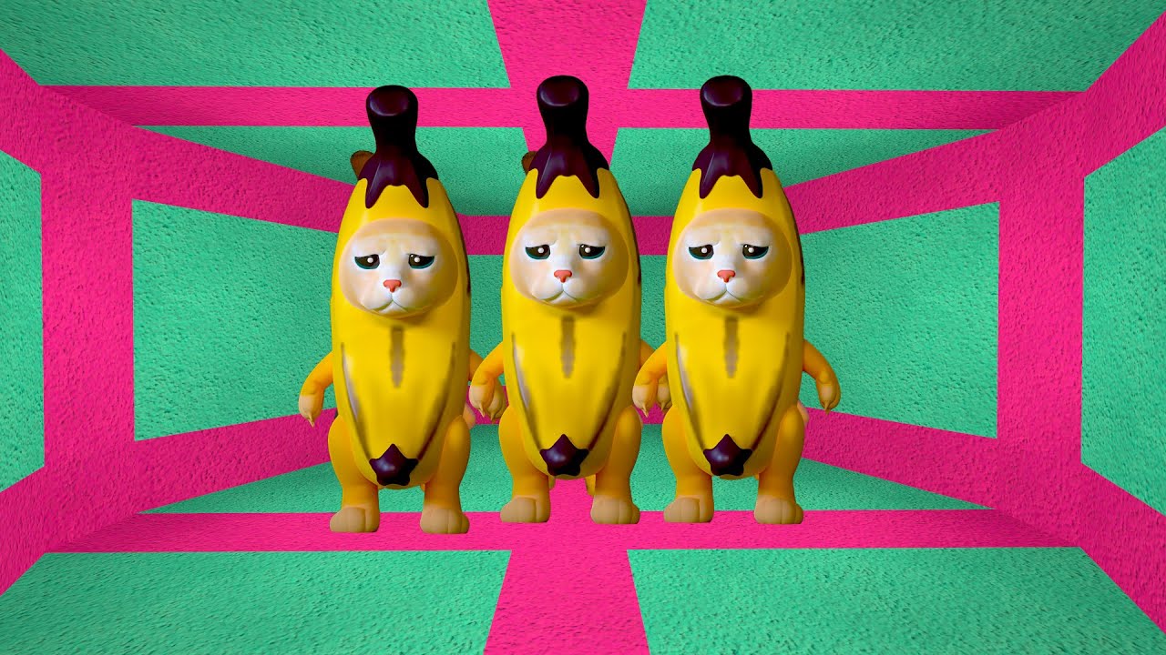 Banana cat in parallax in gmod ! - YouTube