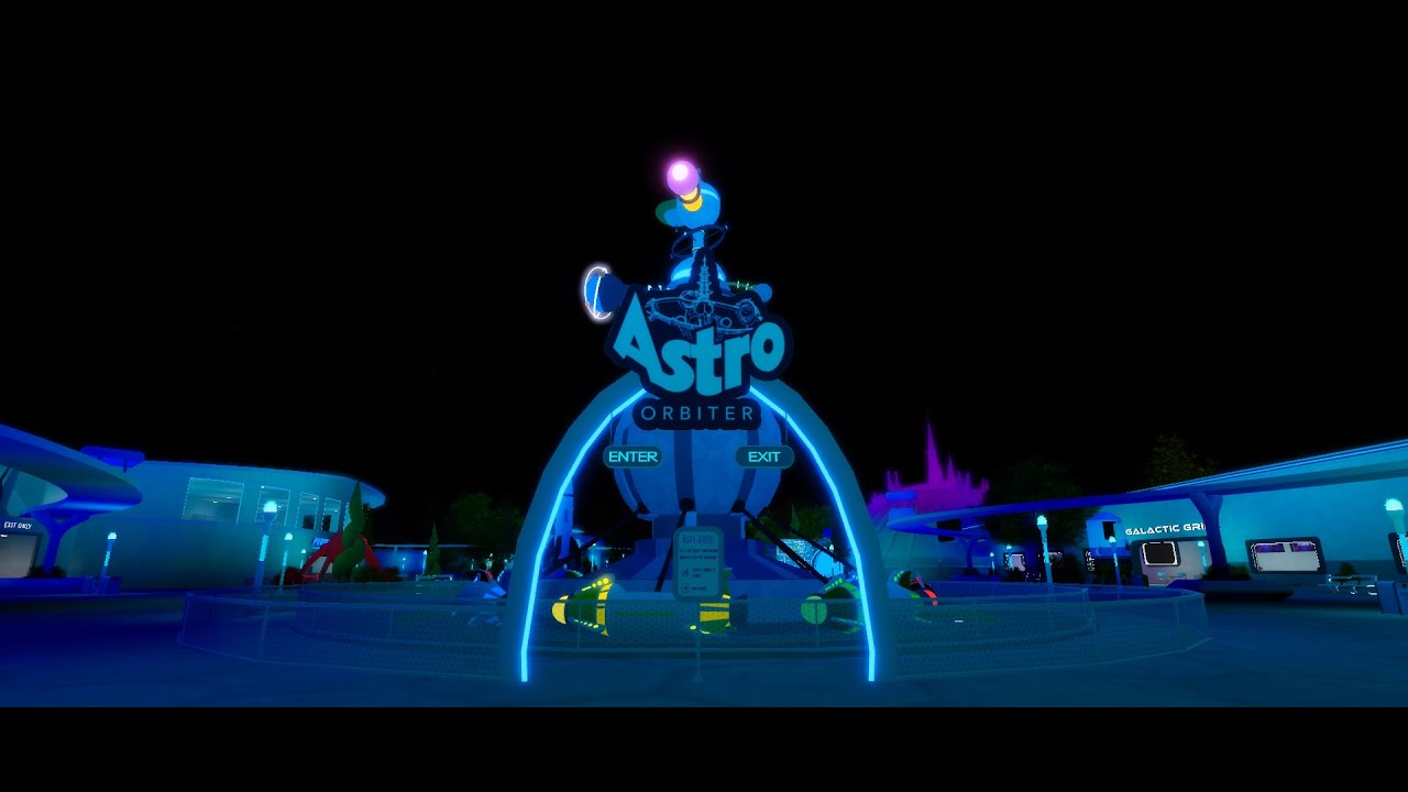 Astro Orbiter (Night) II Dreamland Roblox - YouTube