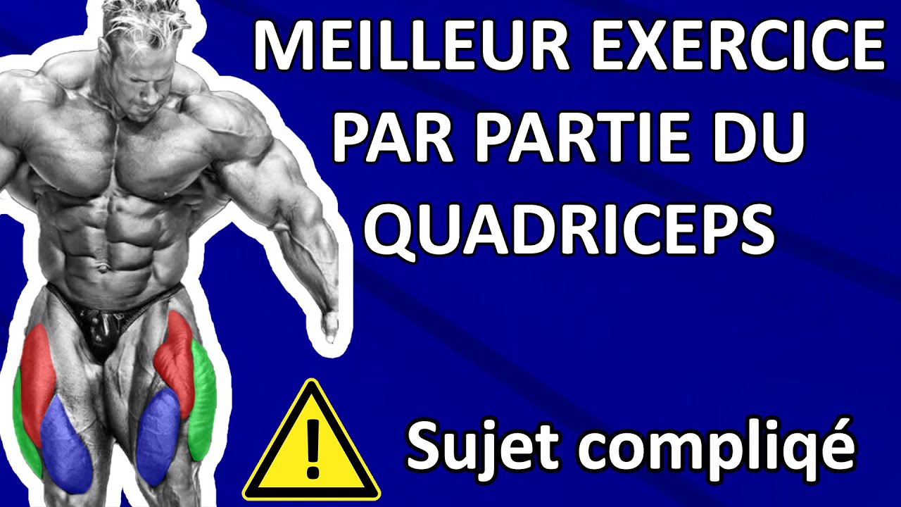 Comment isoler chaque partie du quadriceps (muscle vaste latéral ...