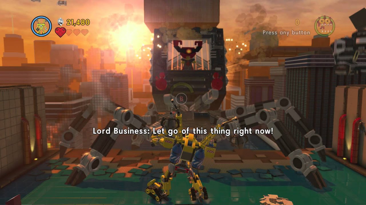 The LEGO Movie Videogame - Level 15: The Final Showdown - YouTube