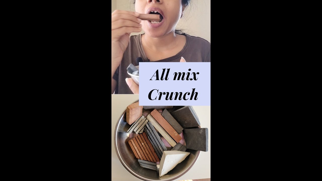 ASMR Crunch || New Shape @crunchyasmrvlog #trendingvideo - YouTube